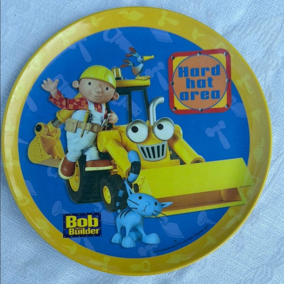 Bob The Builder | Other | Vintage Bob The Builder Kids Food Plate ...